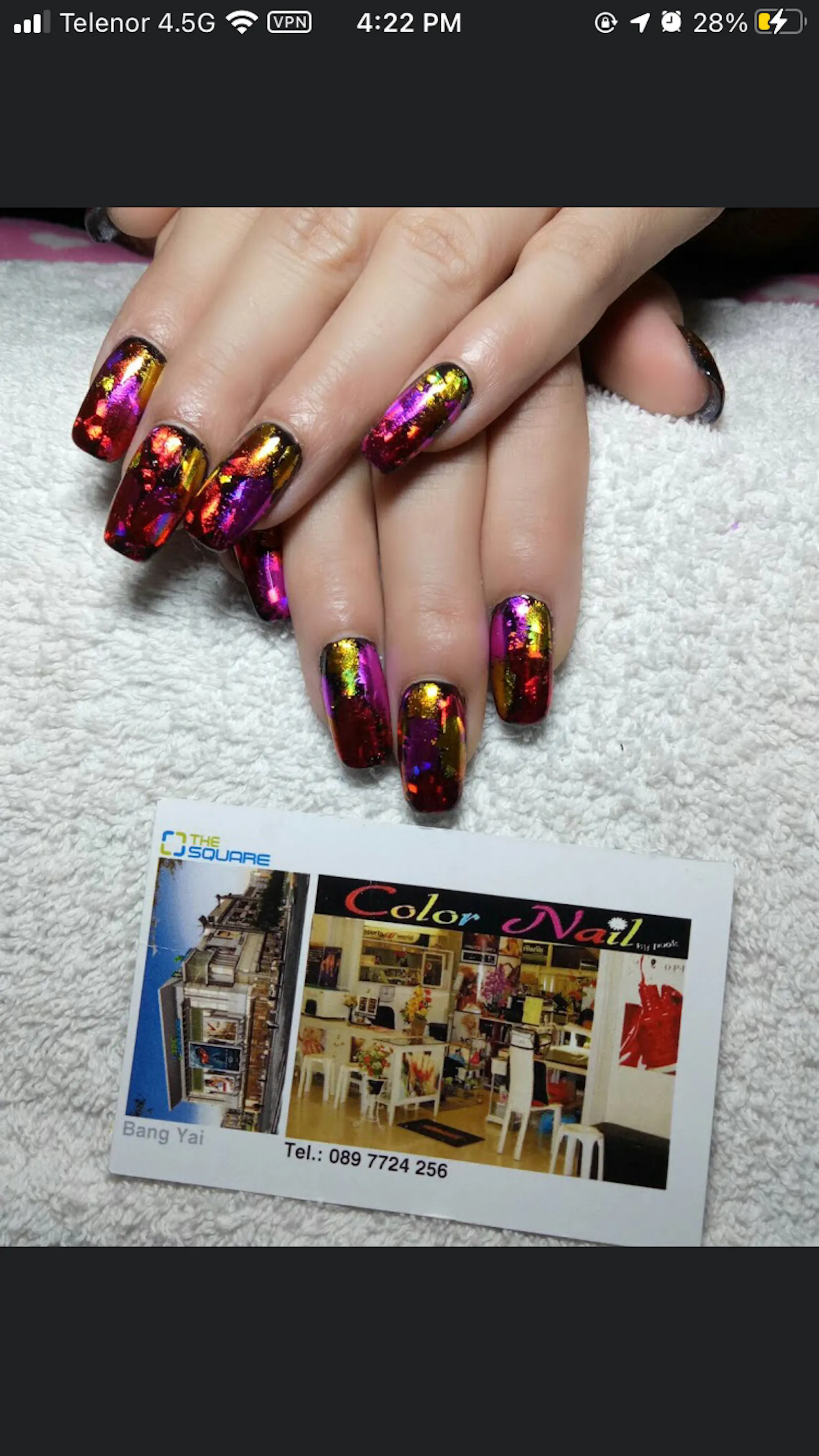Menus | Colornail by pook | Bang Rak Yai | Nonthaburi | yathar Beauty